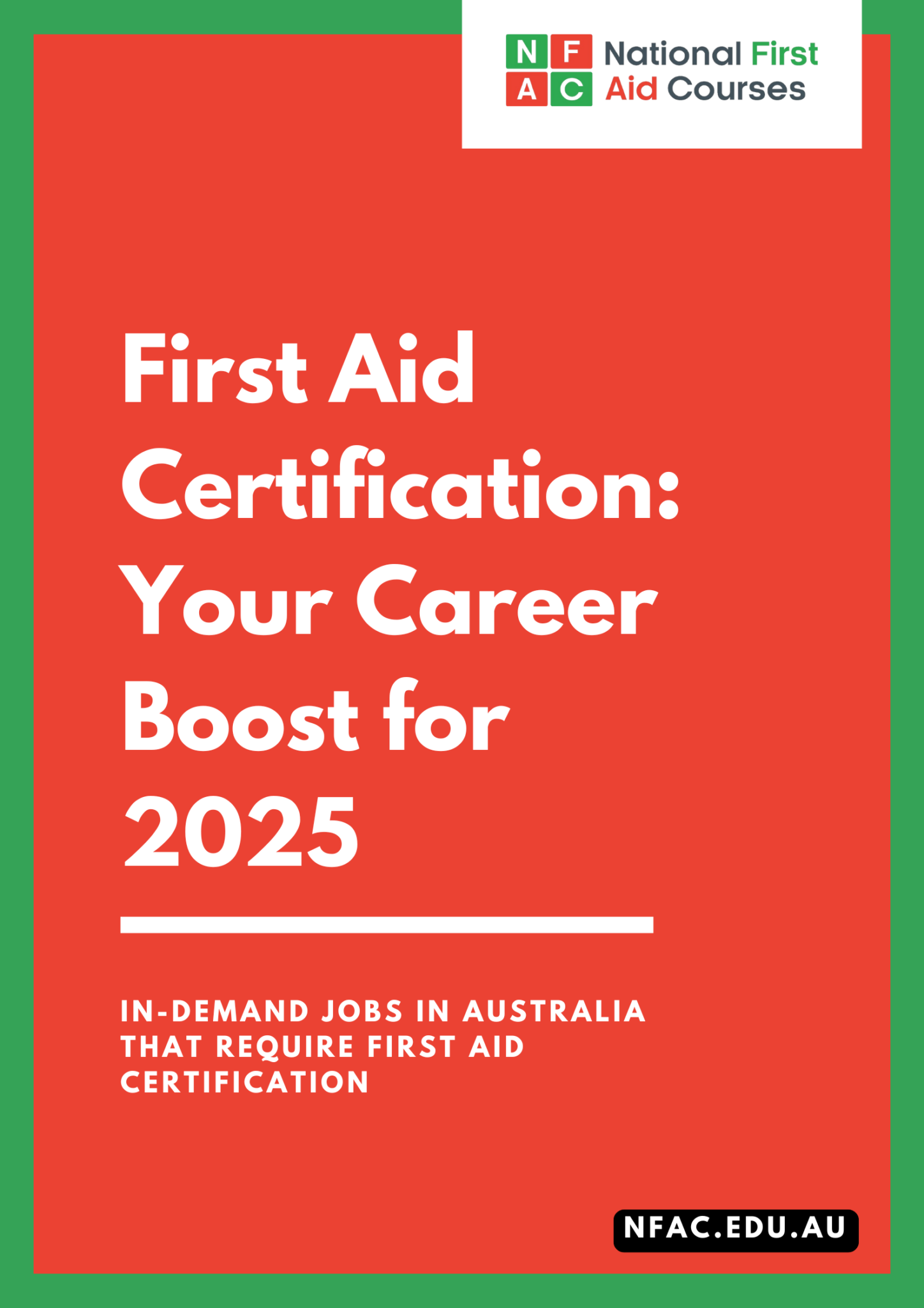 First Aid Certification Australia